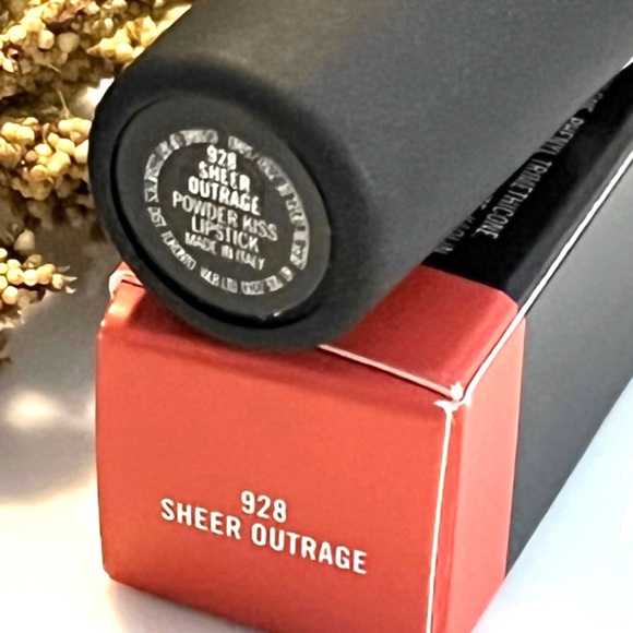 MAC Cosmetics | Makeup | Mac Powder Kiss Lipstick Sheer Outrage 928 ...